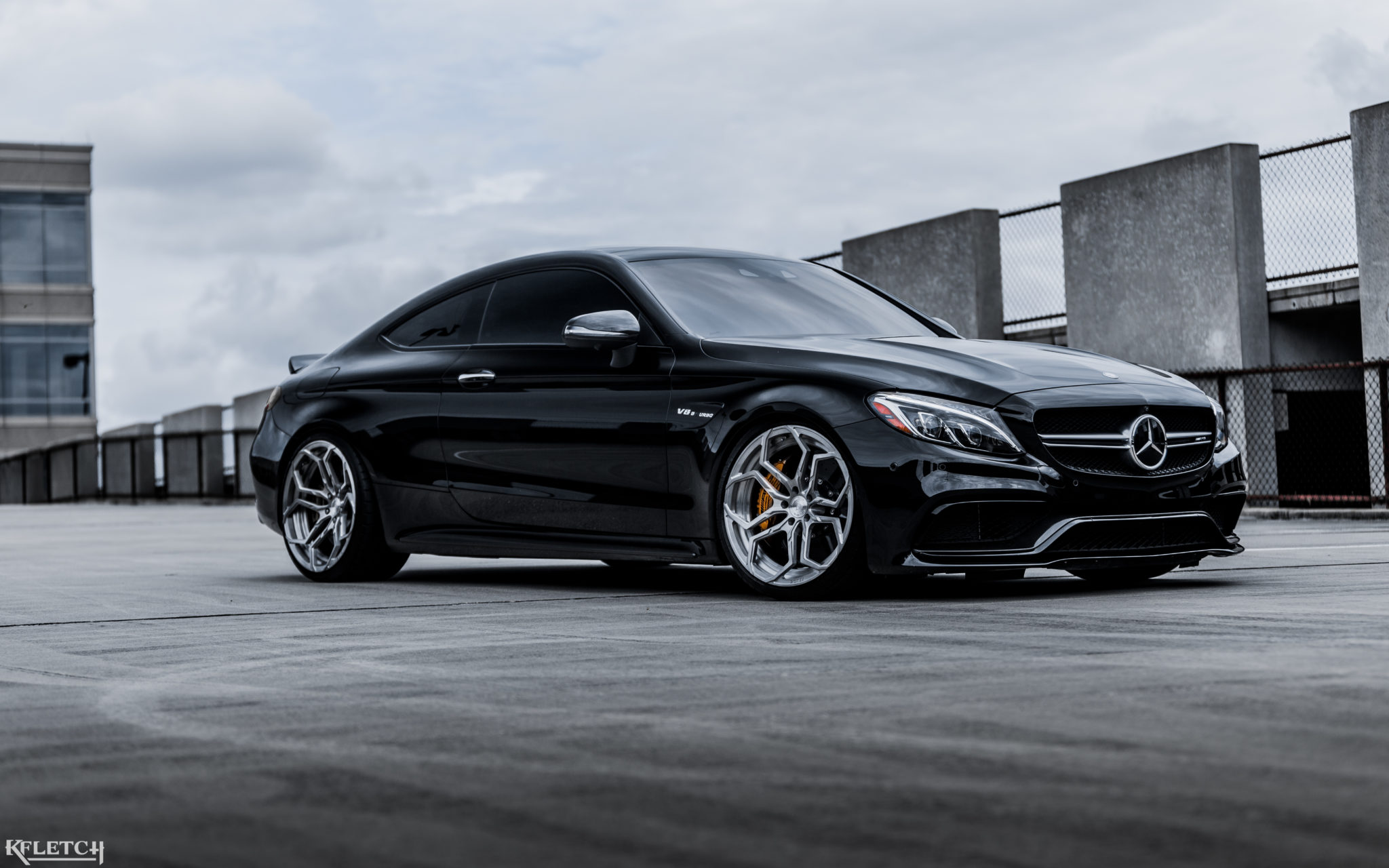 Mercedes AMG C63S Coupe on Velos XX Forged Wheels - Velos Designwerks