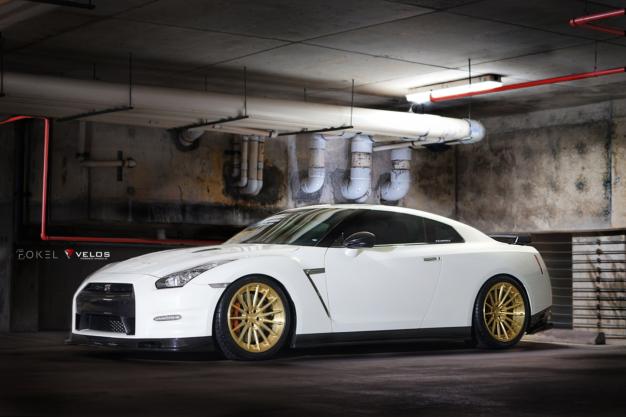 Nissan GTR on Velos VLS02 Forged Wheels - Velos Designwerks
